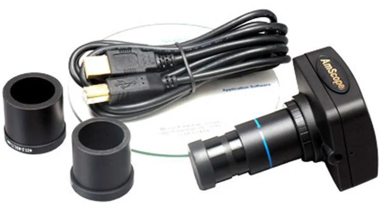 AmScope 5MP USB Microscope Camera + Software + Calibration Kit - Newegg.com