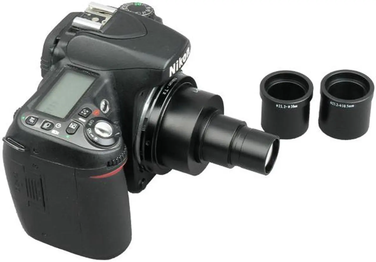 AmScope Canon, Nikon and Olumpus SLR / DSLR Camera Adapter for ...