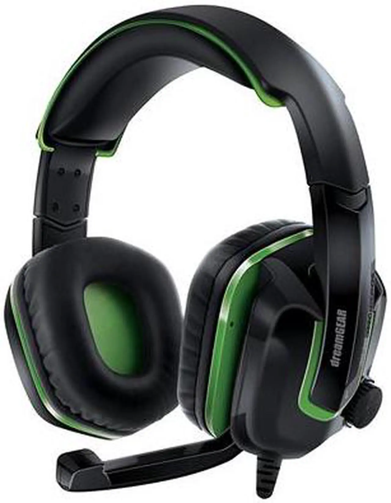 dreamgear grx-440 wired headset for xbox one - black/green - Newegg.com