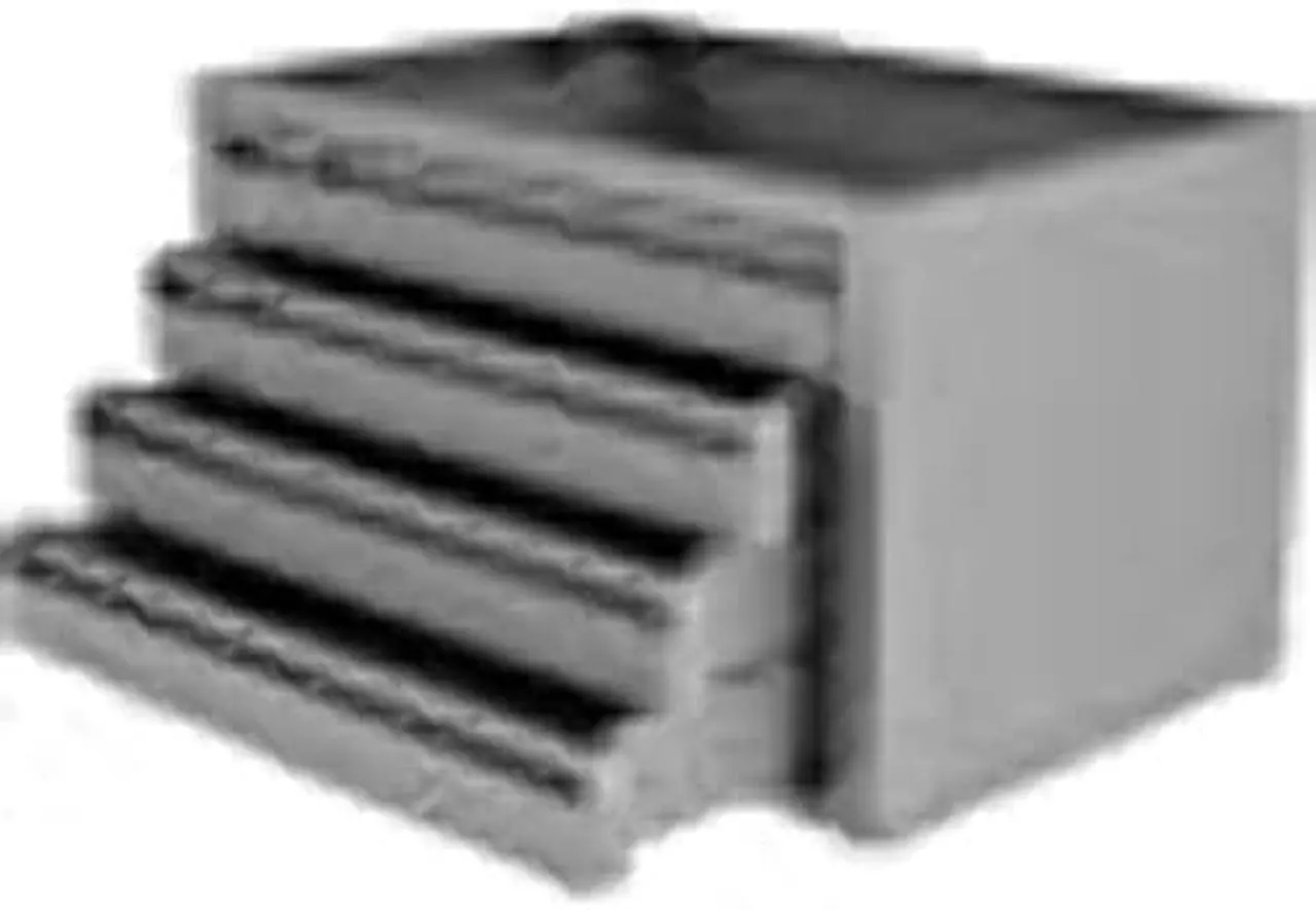 KARGO MASTER KGM40090 STEEL 4 DRAWER CABINET 20 W X 12 H X 13.5 D SHELF ...