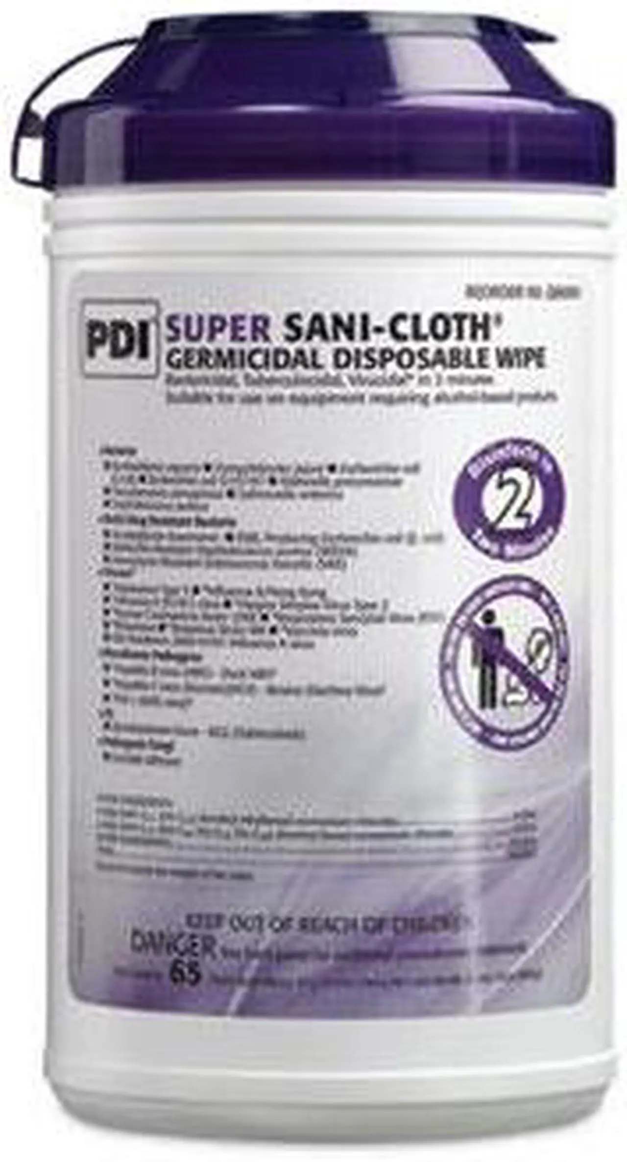 Sani Professional PDI Super-Sani Cloths 11 x 7.5 Unscented 390/Carton ...