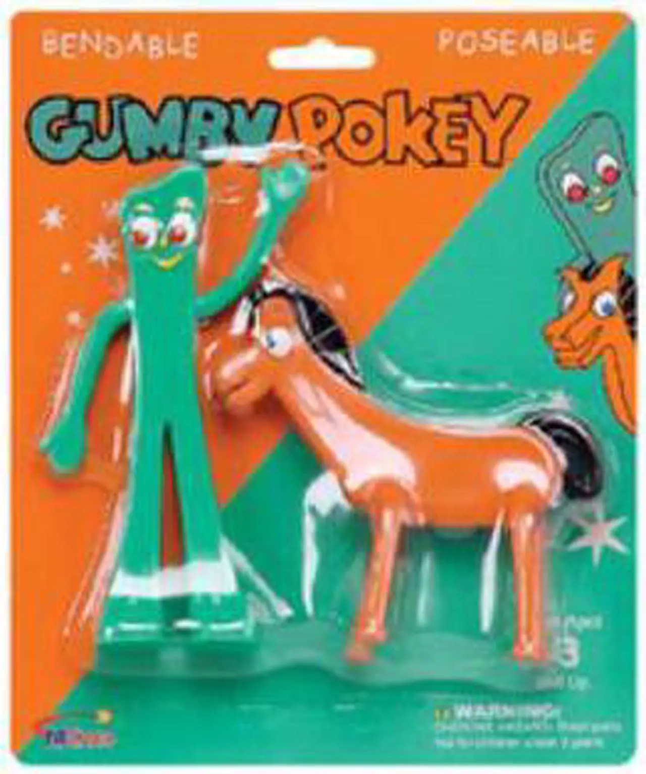 NJ Croce Gumby and Pokey Bendable Figure Set - Newegg.com