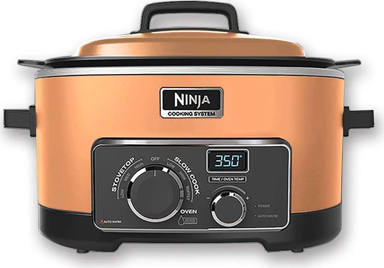 Refurbished: Ninja MC702Q2CP Multi Cooker 3-in-1 Cooking System, Copper ...