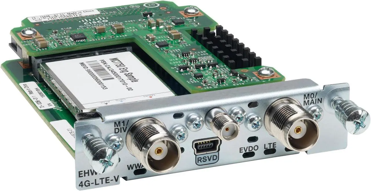 CISCO EHWIC-4G-LTE-AT= 4G LTE Wireless WAN Enhanced High-Speed WAN ...