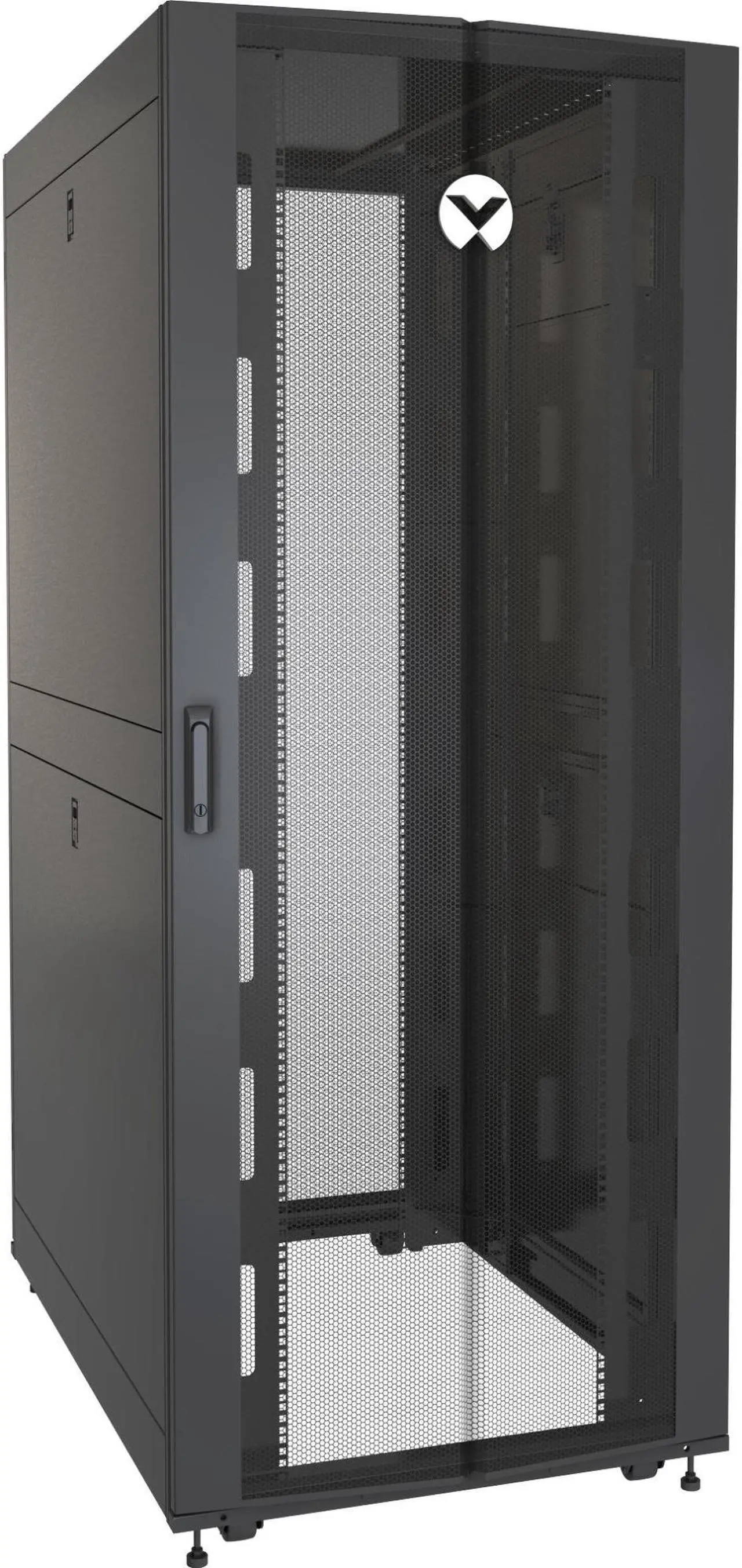Vertiv VR Rack 42U with Doors / Sides & Casters VR3350 - Newegg.com