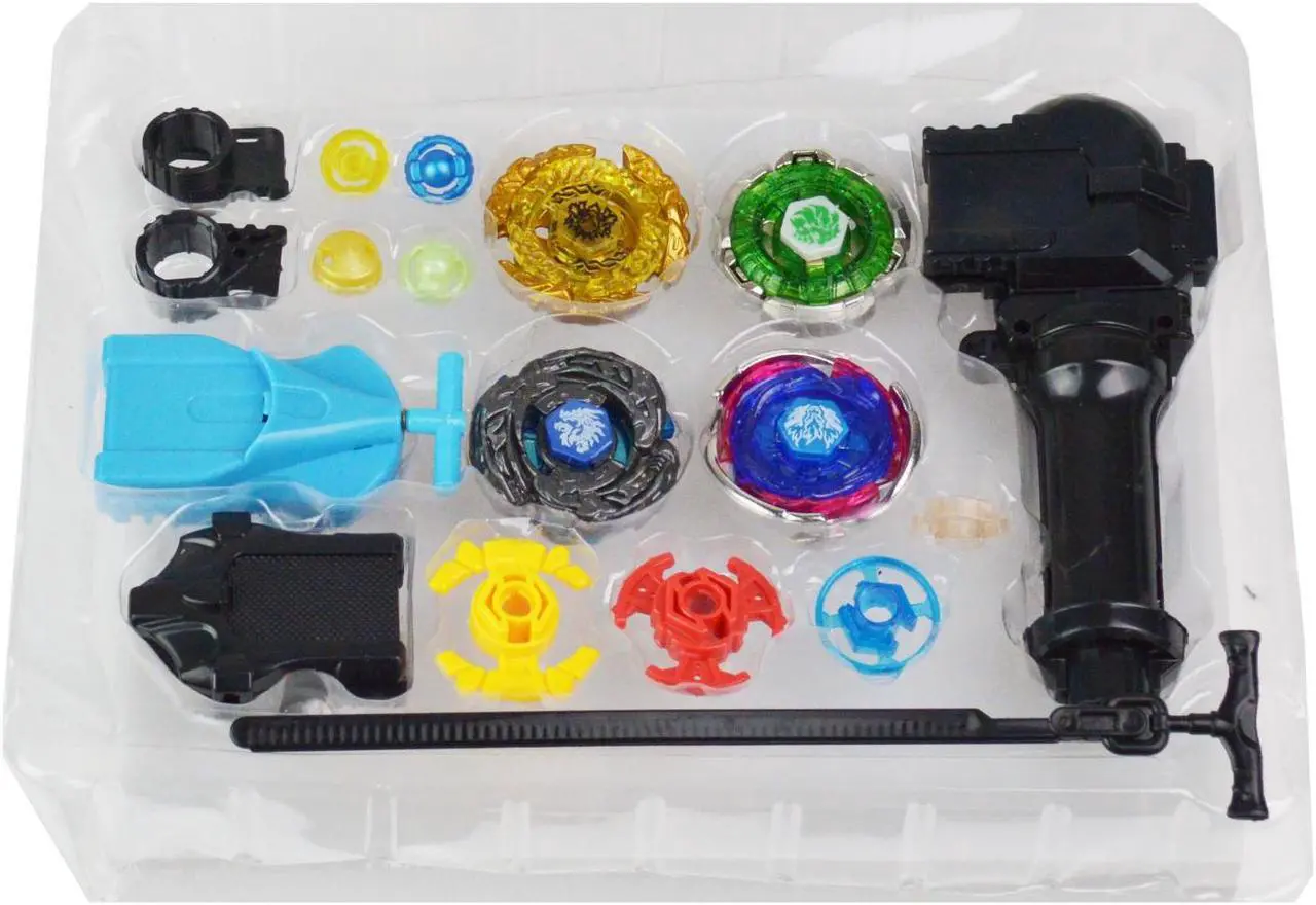 Beyblade Metal Fusion Master Gyro Spinning Top String Launcher for Kids ...