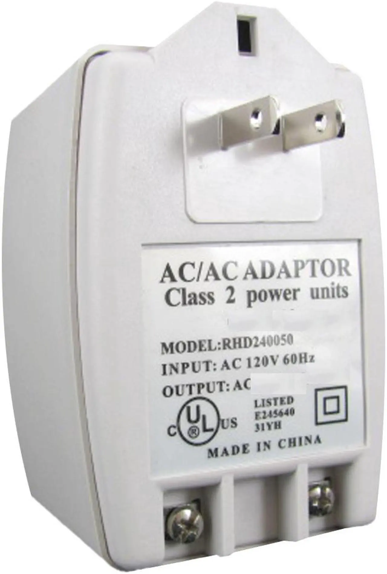 24VAC 40VA CCTV SECURITY Power Transformer Adapter UL Listed , LED ...