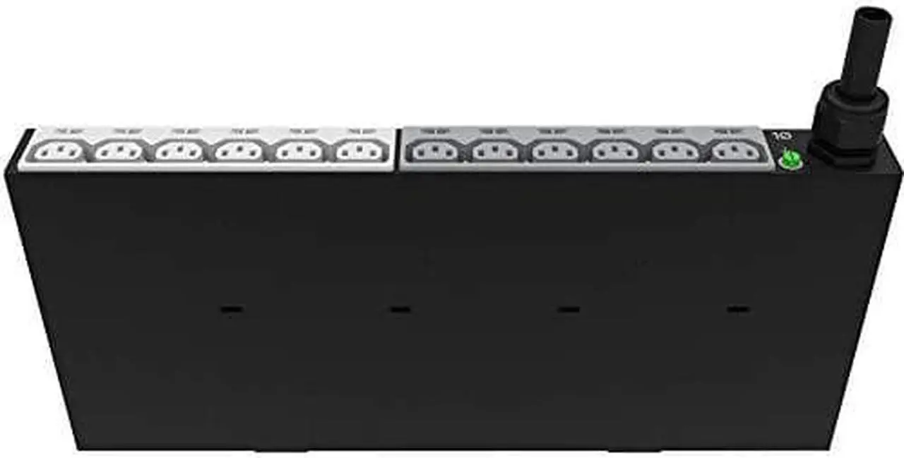 HPE Standard G2 Basic 6-Outlet IEC 60320 C19 4900 W 1U PDU P9Q39A ...