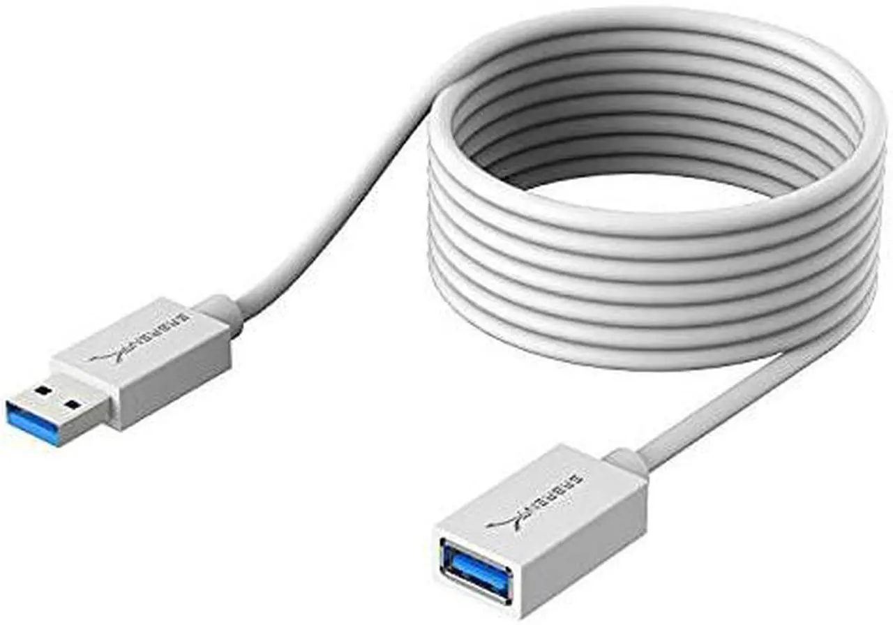 SABRENT CB-301W 10 ft. 22AWG USB 3.0 Extension Cable - A-Male to A ...