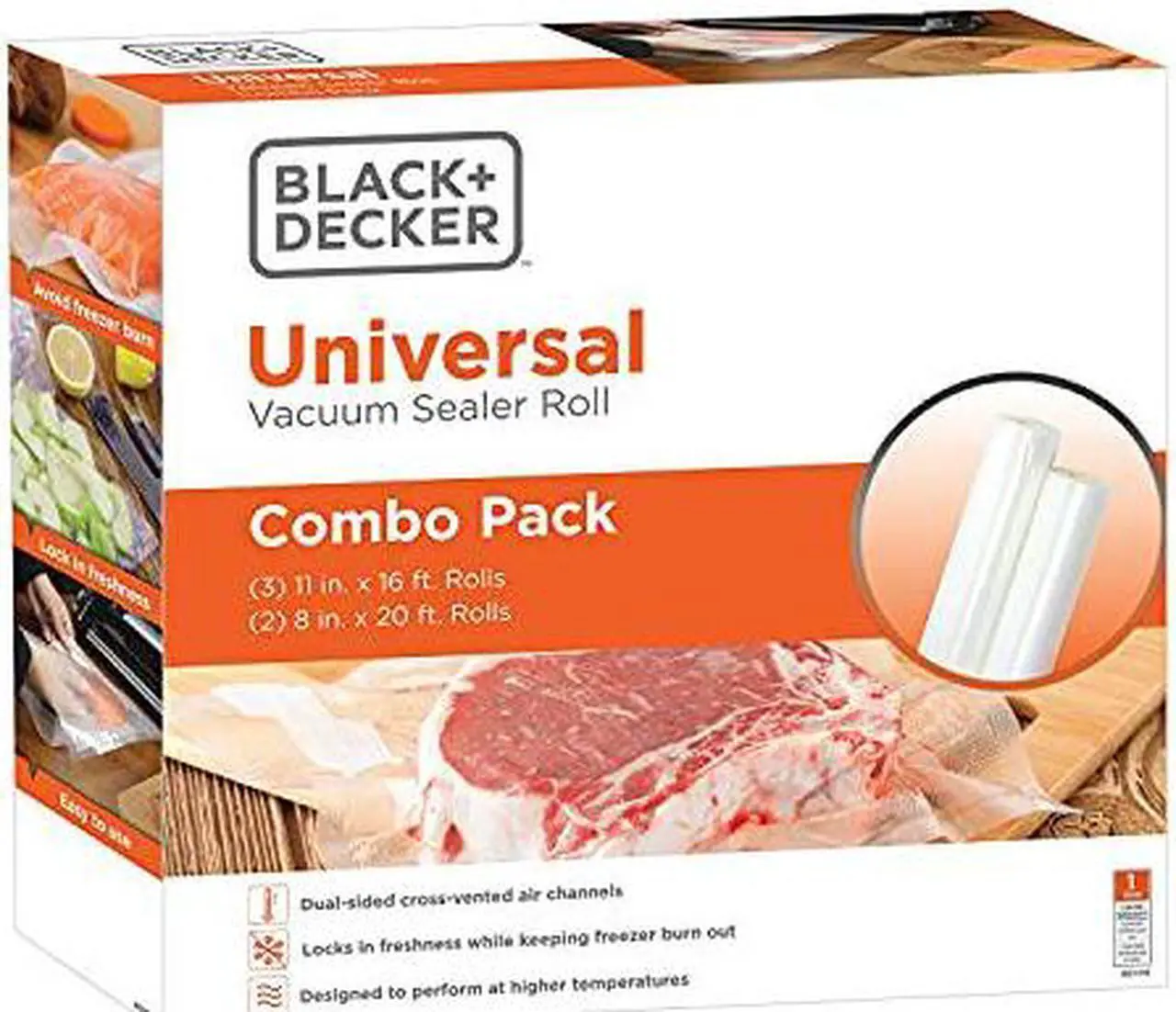 Black & Decker BDVPR VacSeal Roll Combo Pack - Newegg.com