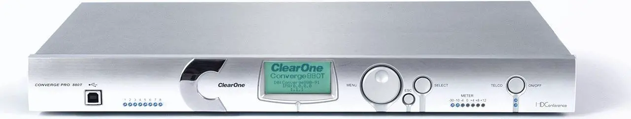 ClearOne - 910-151-881 - CONVERGE Pro 880T - 8-Channel AEC Microphone ...