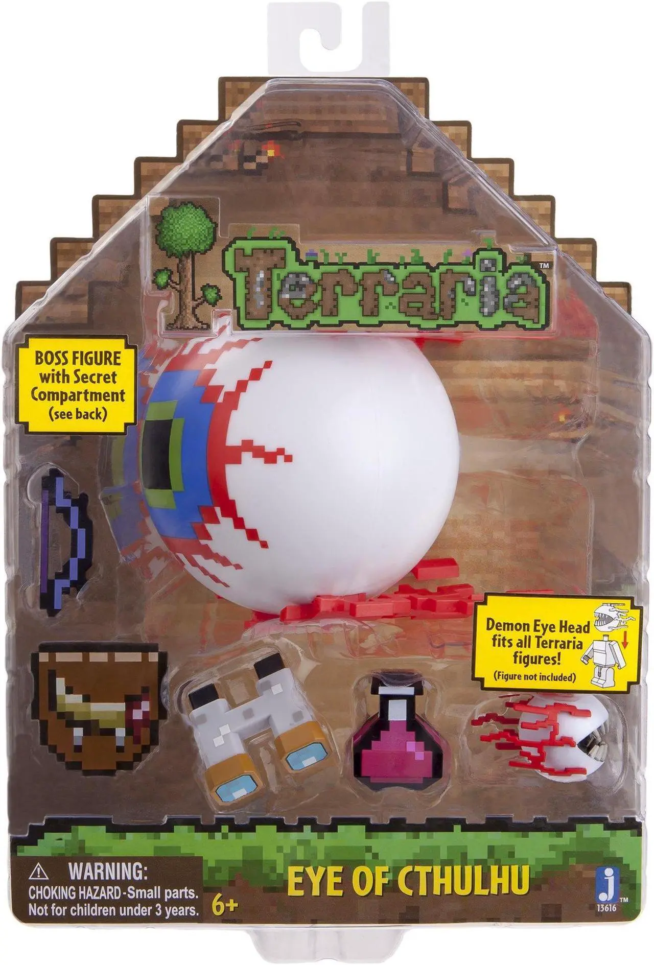Terraria Deluxe Boss Pack: Eye of Cthulhu Boss Action Figure with ...