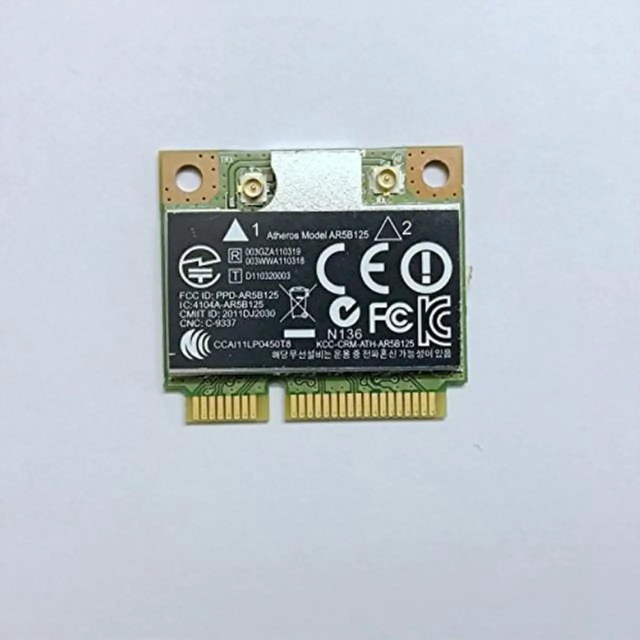 ar5b125 ar9485 wireless wlan wifi 150m 802.11bgn mini pcie card sps ...