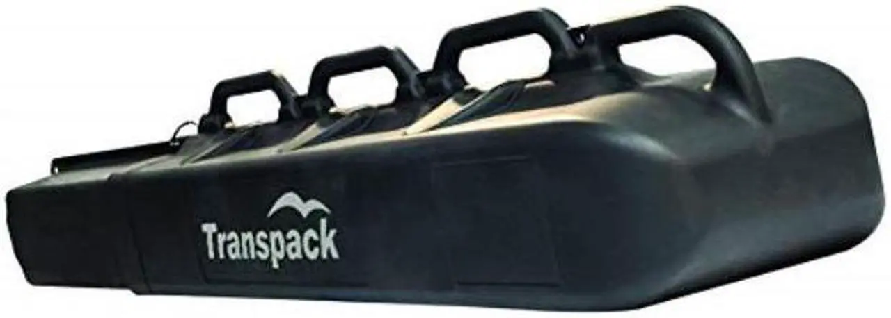 transpack hard case jet rolling double ski/snowboard case 2018 black w ...