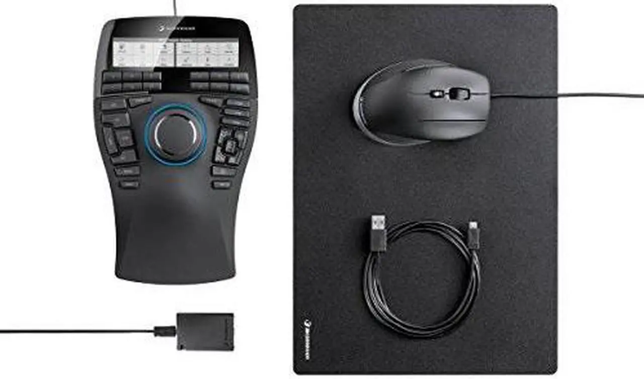SpaceMouse Enterprise Kit w/ CadMouse & CadMouse Pad 3D Connexion ...