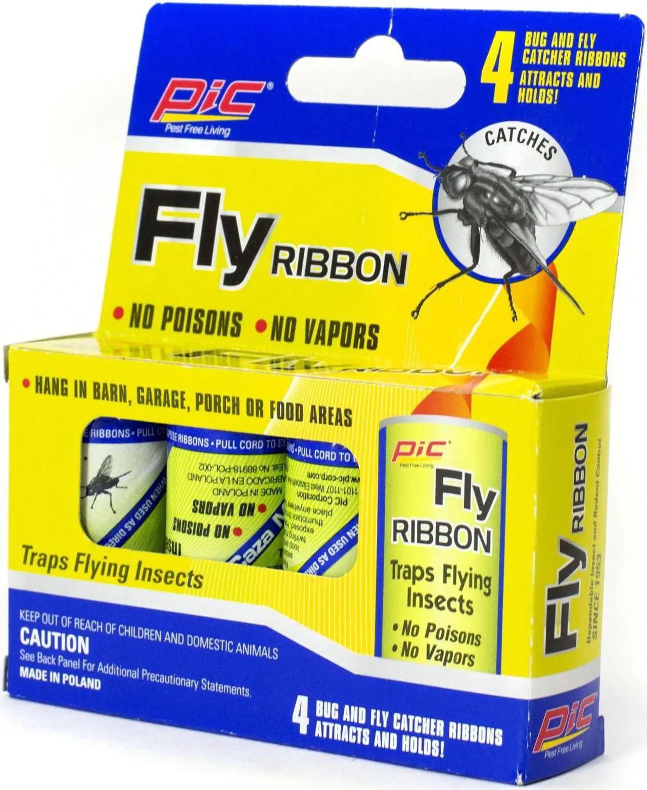Fly Catcher Ribbon Pic Insect Traps and Bait FR3B 072477980109 - Newegg.com