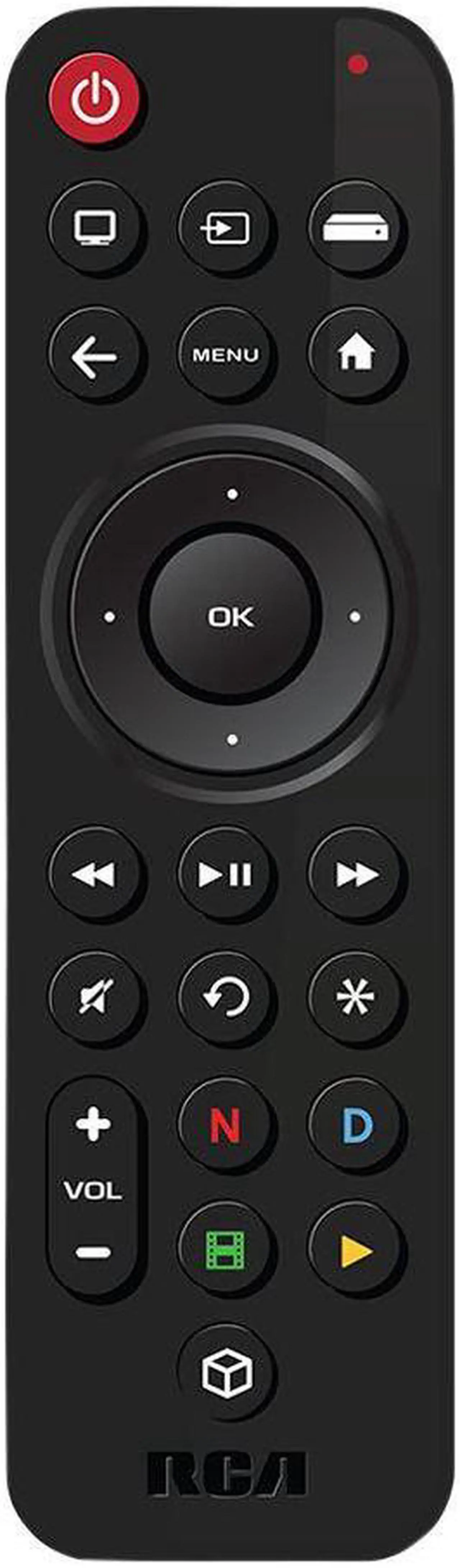 RCA Universal Remote Control Rechargeable - Black - Newegg.com