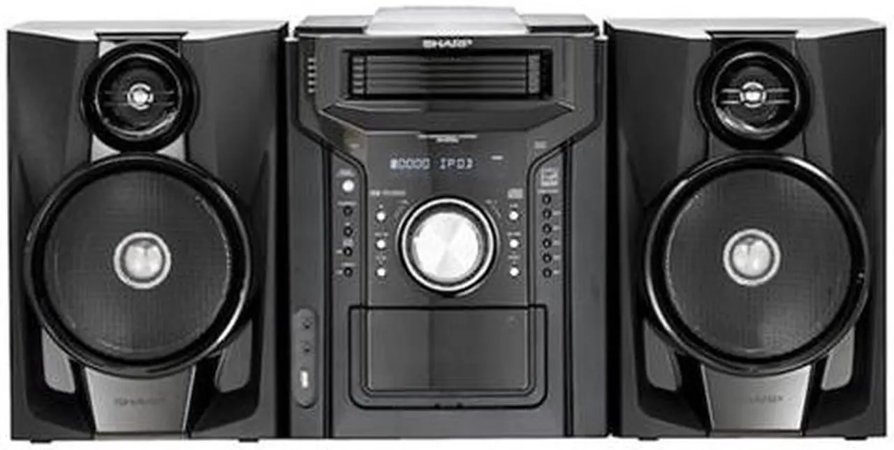 Sharp Mini Component System with iPod / iPhone Dock - Newegg.com