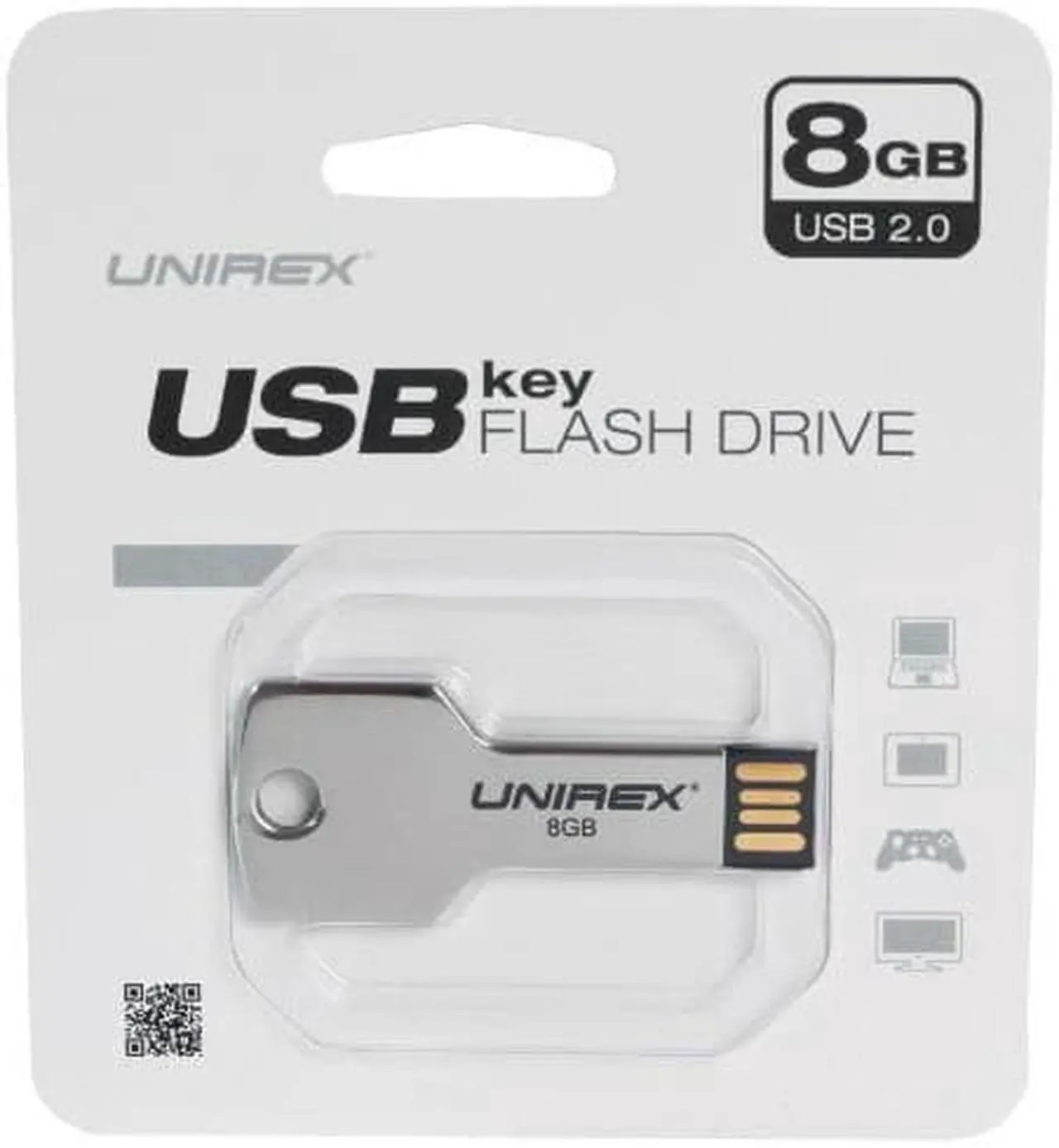 UNIREX USB KEY 2.0 Flash Drive 8GB, USFK-208 - Newegg.com