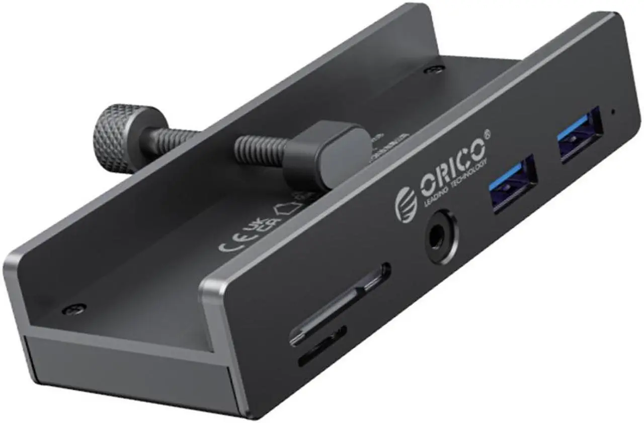 ORICO USB C HUB 10Gbps, Monitor-Edge and Desk-Edge USB 3.0 2-Port & TF ...