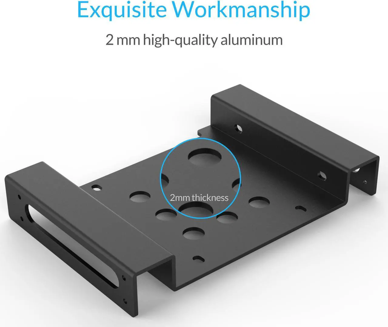 ORICO Aluminum 5.25 inch to 2.5 or 3.5 Inch Internal Hard Disk Drive ...