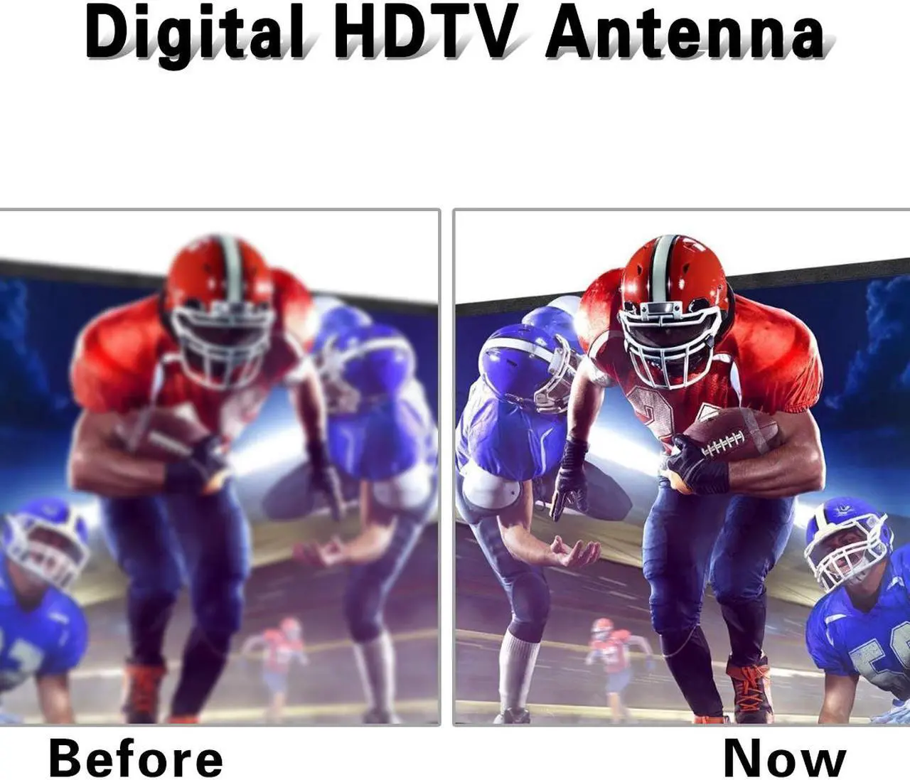 LAVA HD2605 [Newest 2020] Outdoor HD TV Antenna, Remote Controlled ...