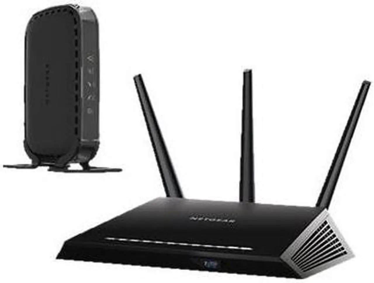 NETGEAR Nighthawk R7000 - Wireless router - 4-port switch - GigE - 802 ...