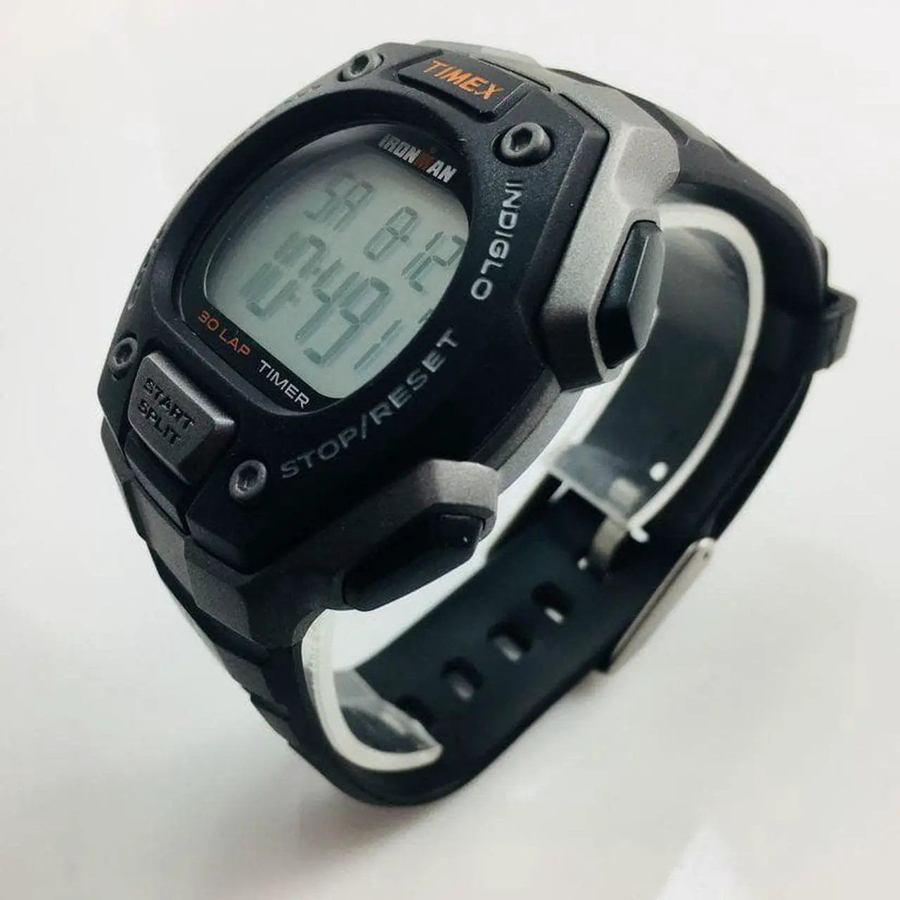 Men's Timex Fullsize Ironman Classic 30 Black Resin Digital Watch ...