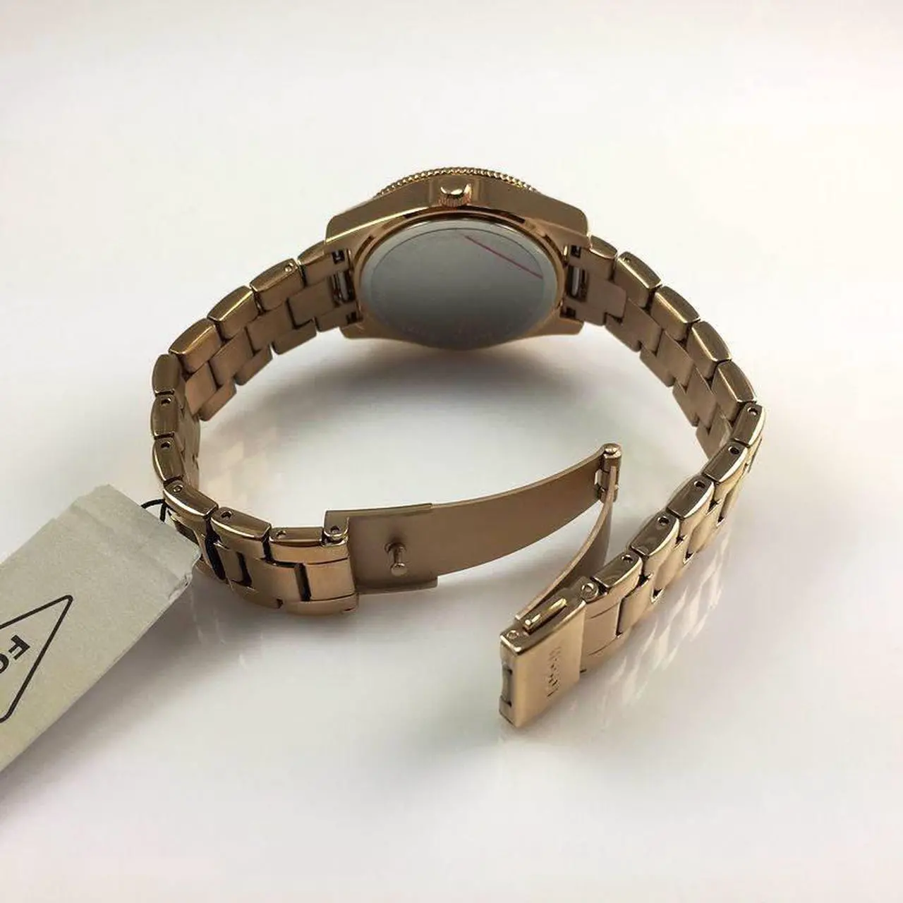 Women's Fossil Scarlette Rose Gold Tone Steel Watch ES4318 - Newegg.com