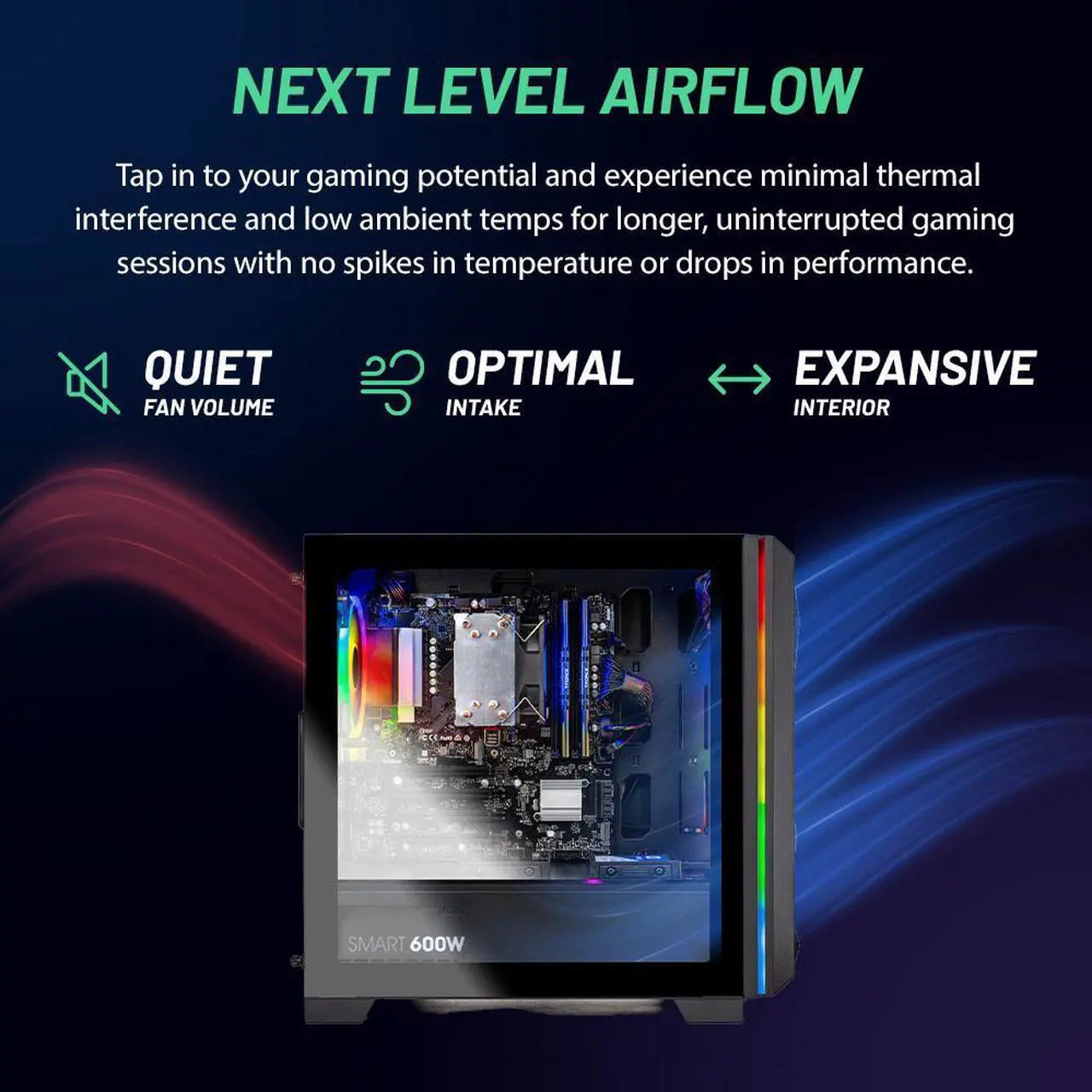 Skytech Chronos Mini Gaming PC, Ryzen 5 5600G 3.9 GHz, AMD Radeon ...