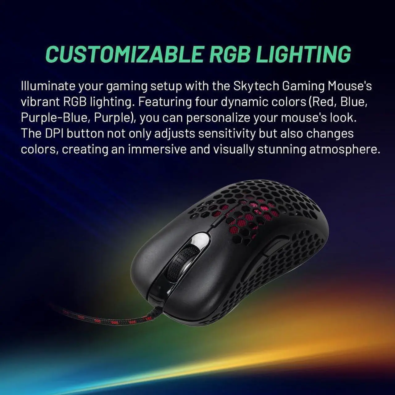 Skytech Gaming Classic M-1200N RGB Gaming Mouse, 6200 DPI, Chroma RGB ...