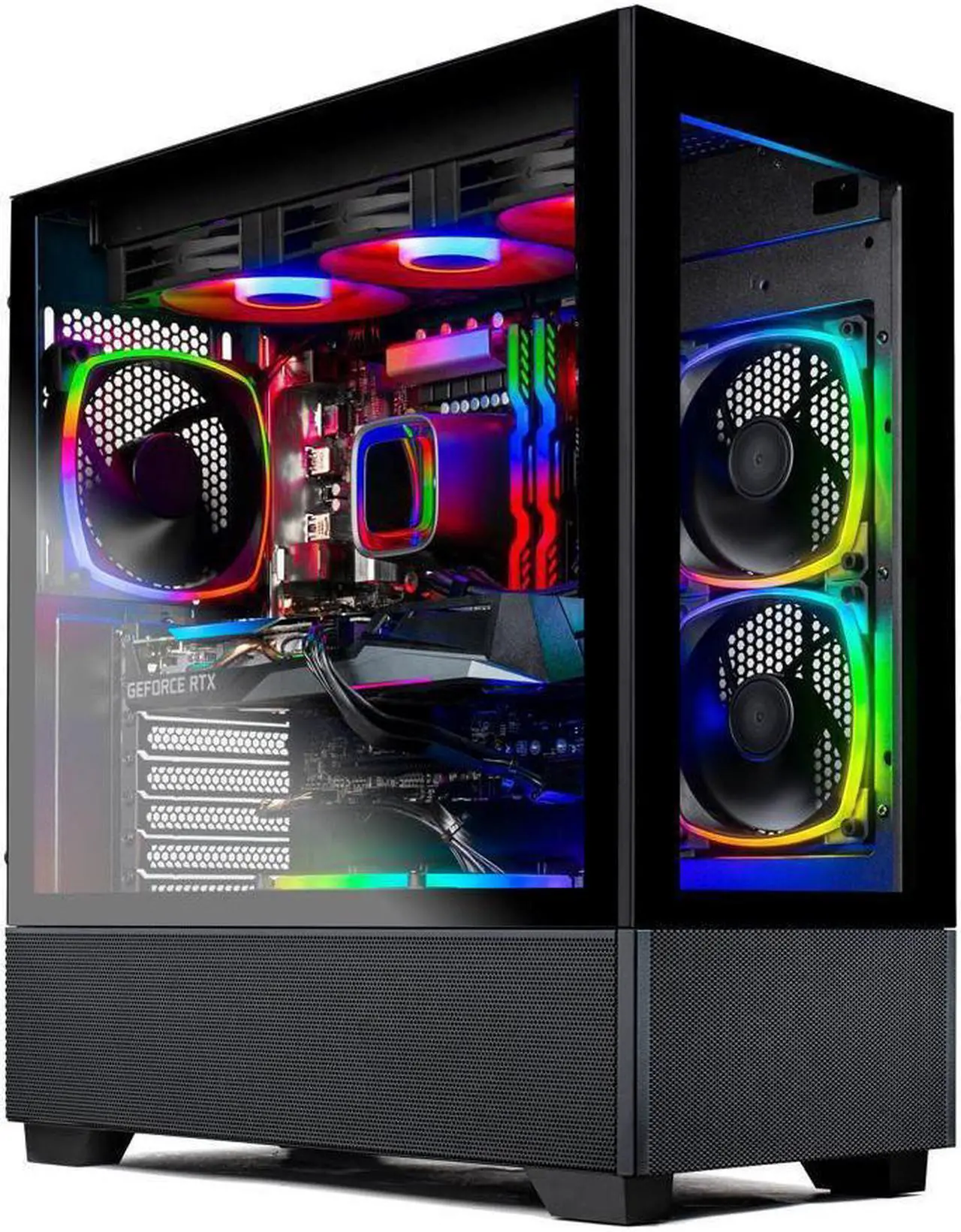 Skytech Azure 2 Gaming PC Desktop AMD Ryzen 9 7950X3D 4.2 GHz, NVIDIA ...