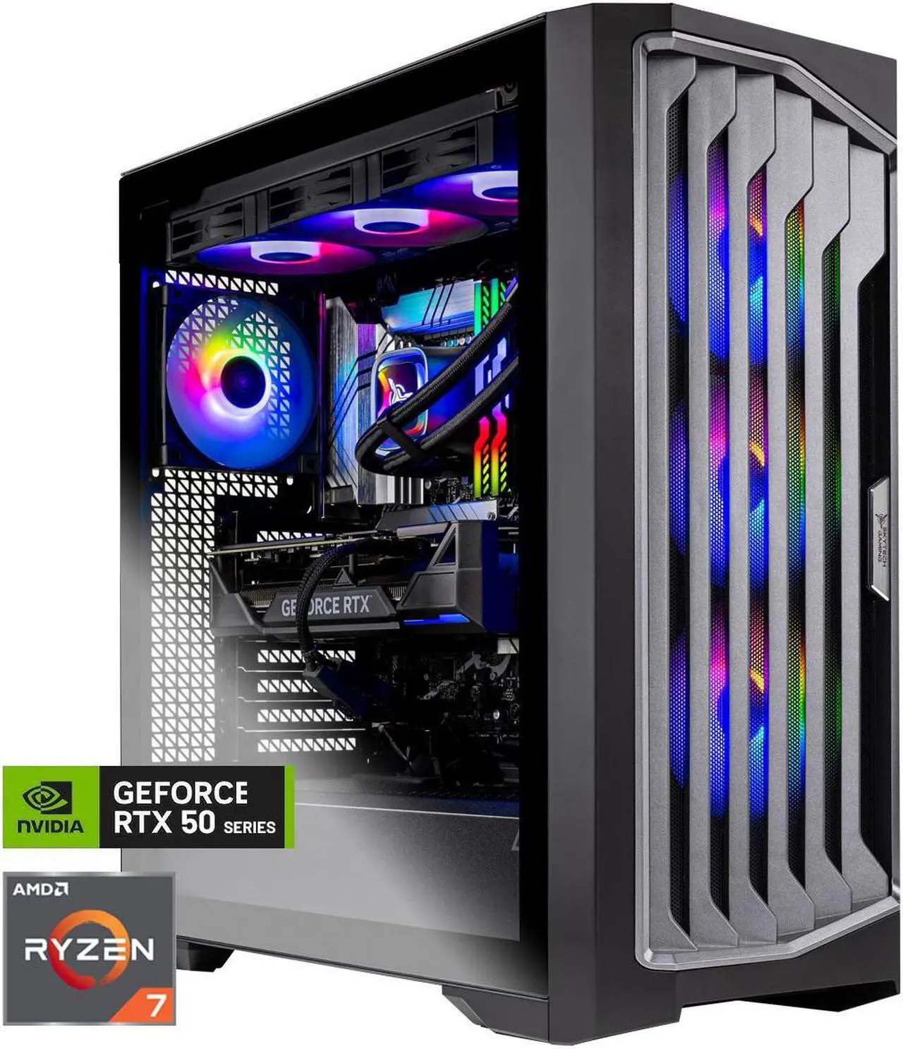 Skytech Legacy Gaming PC Desktop, Ryzen 7 9800X3D 4.7 GHz (5.2 GHz Turbo), NVIDIA RTX 5080 16GB ...