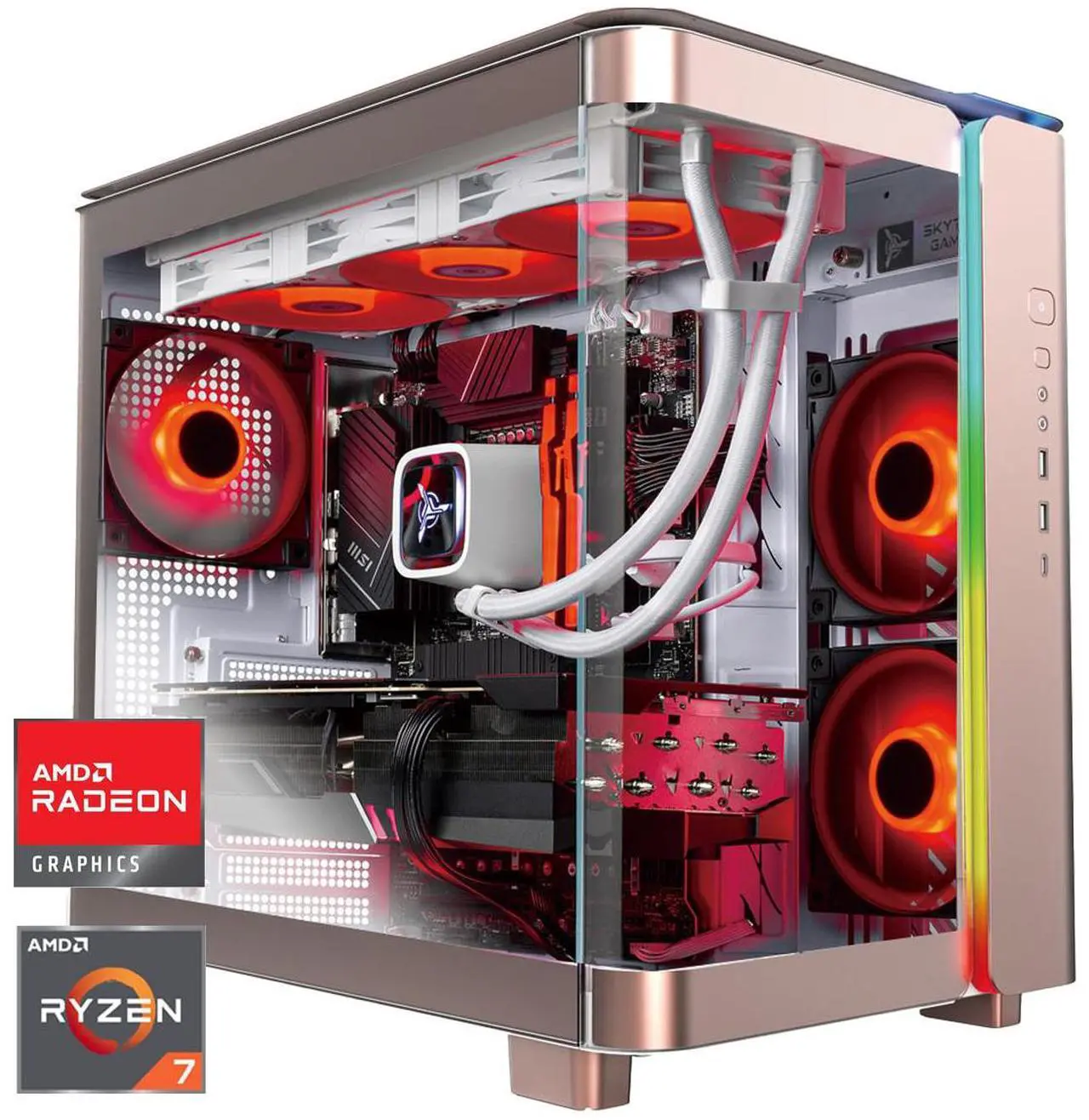 Skytech King 95 Gaming PC Desktop, Ryzen 7 7800X3D 4.2 GHz (5GHz Turbo ...