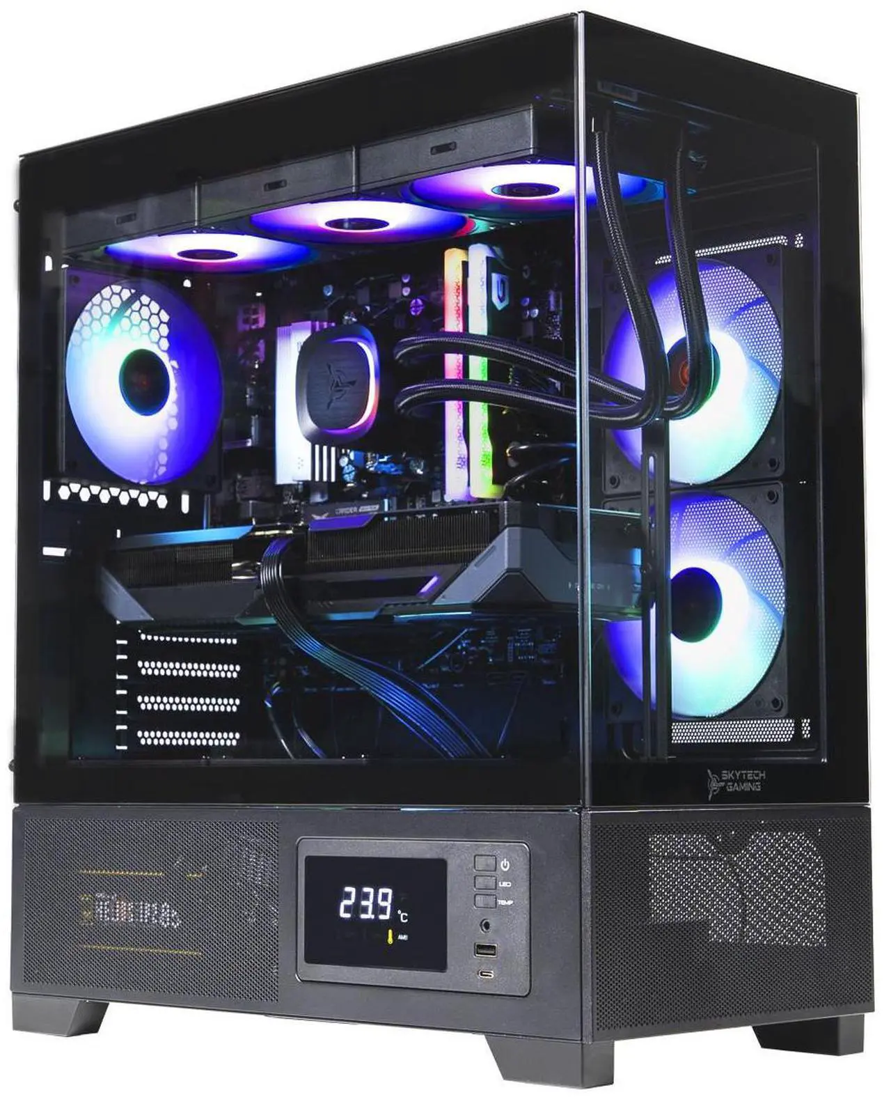 Skytech Azure Gaming PC Desktop, Ryzen 7 9700X 3.8 GHz (5.5GHz Turbo ...