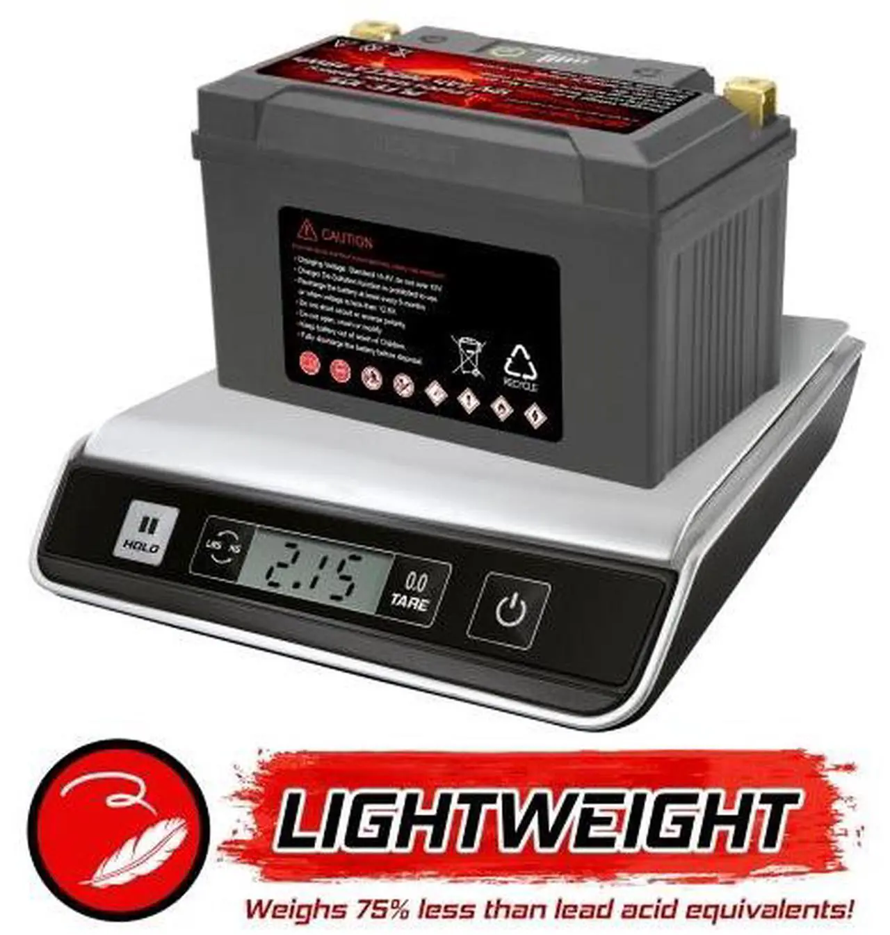 Banshee YTZ10S-BS Lifepo4 Lithium Motorcycle Battery Compatible with ...