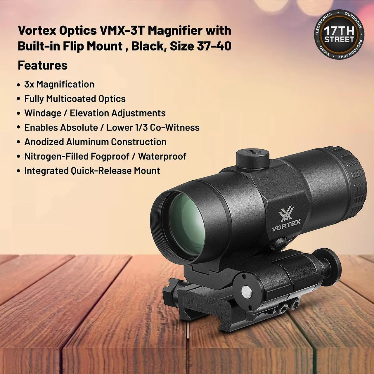 Vortex Optics Crossfire Red Dot Sight (2 MOA) (CF-RD2) with Vortex VMX ...