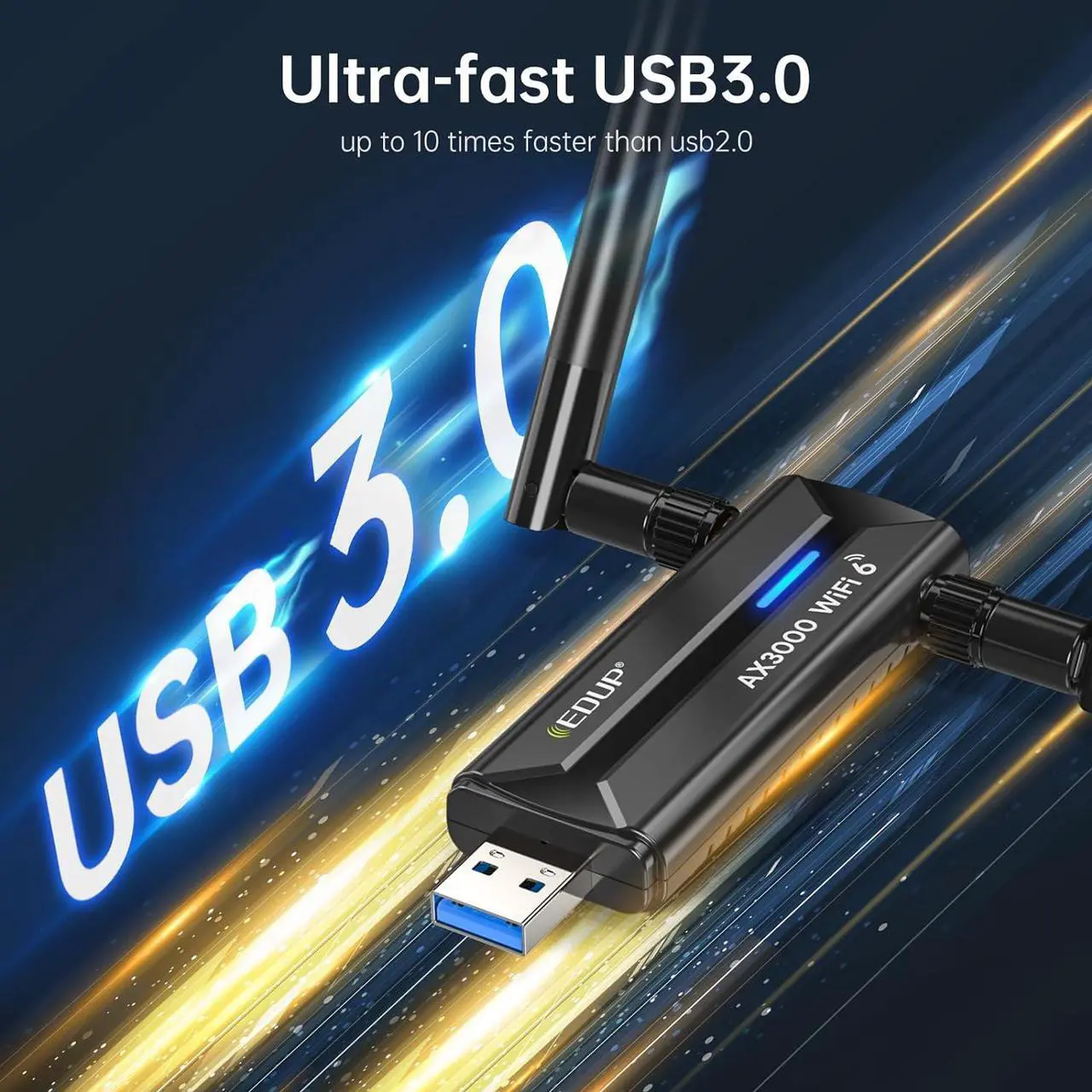 EDUP USB WiFi Adapter USB 3.0 WiFi 6E Wireless WiFi Dongle Network ...