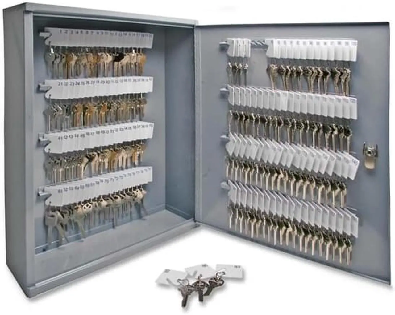 Sparco Products 15605 Secure Key Cabinet,160 Keys,Gray - Newegg.com