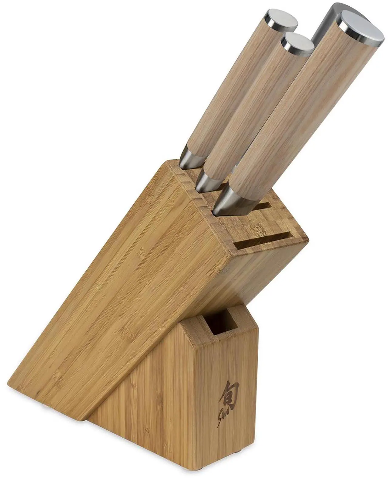 Shun Classic Blonde 5 Piece Starter Knife Block Set - Newegg.com