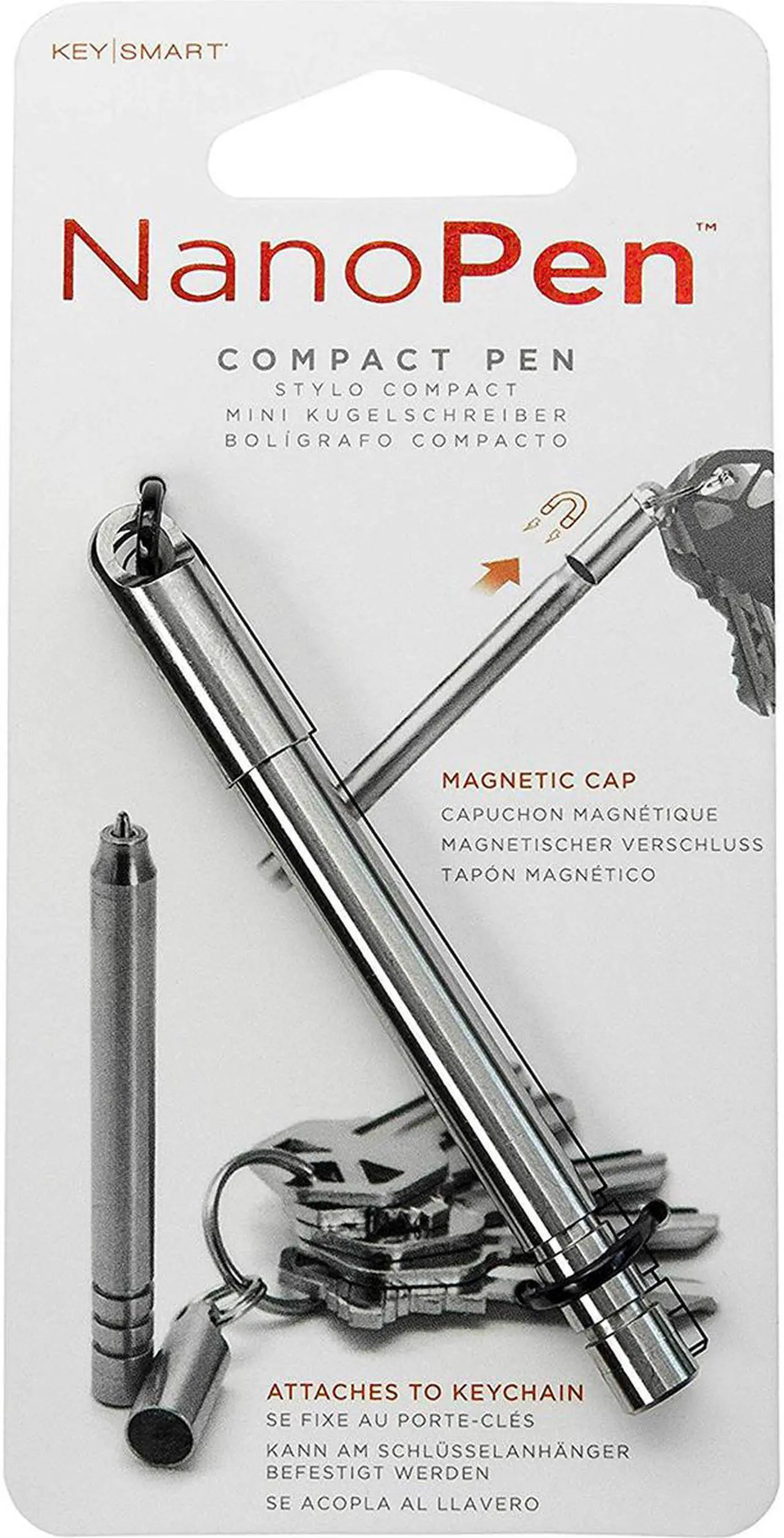 Keysmart Portable Nano Pen - Stainless Steel - Newegg.com