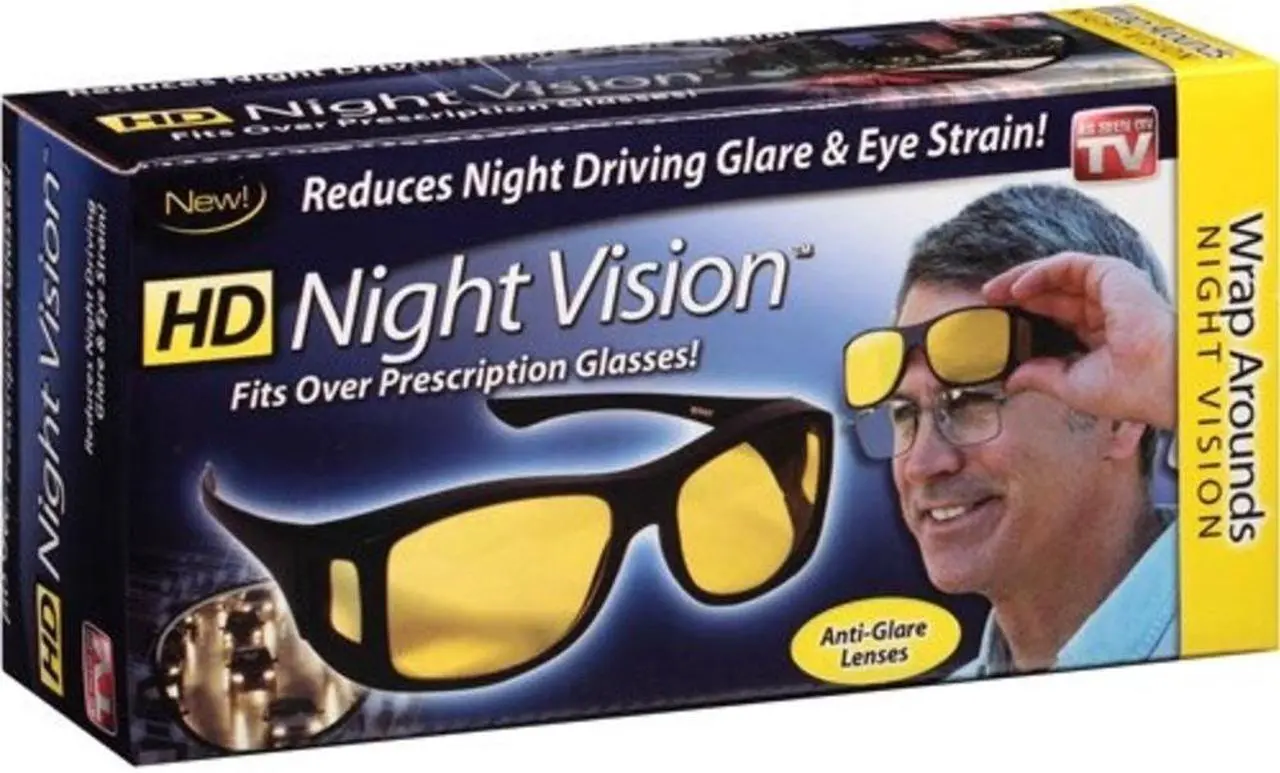 HD Night Vision Wrap Around Glasses - Newegg.com