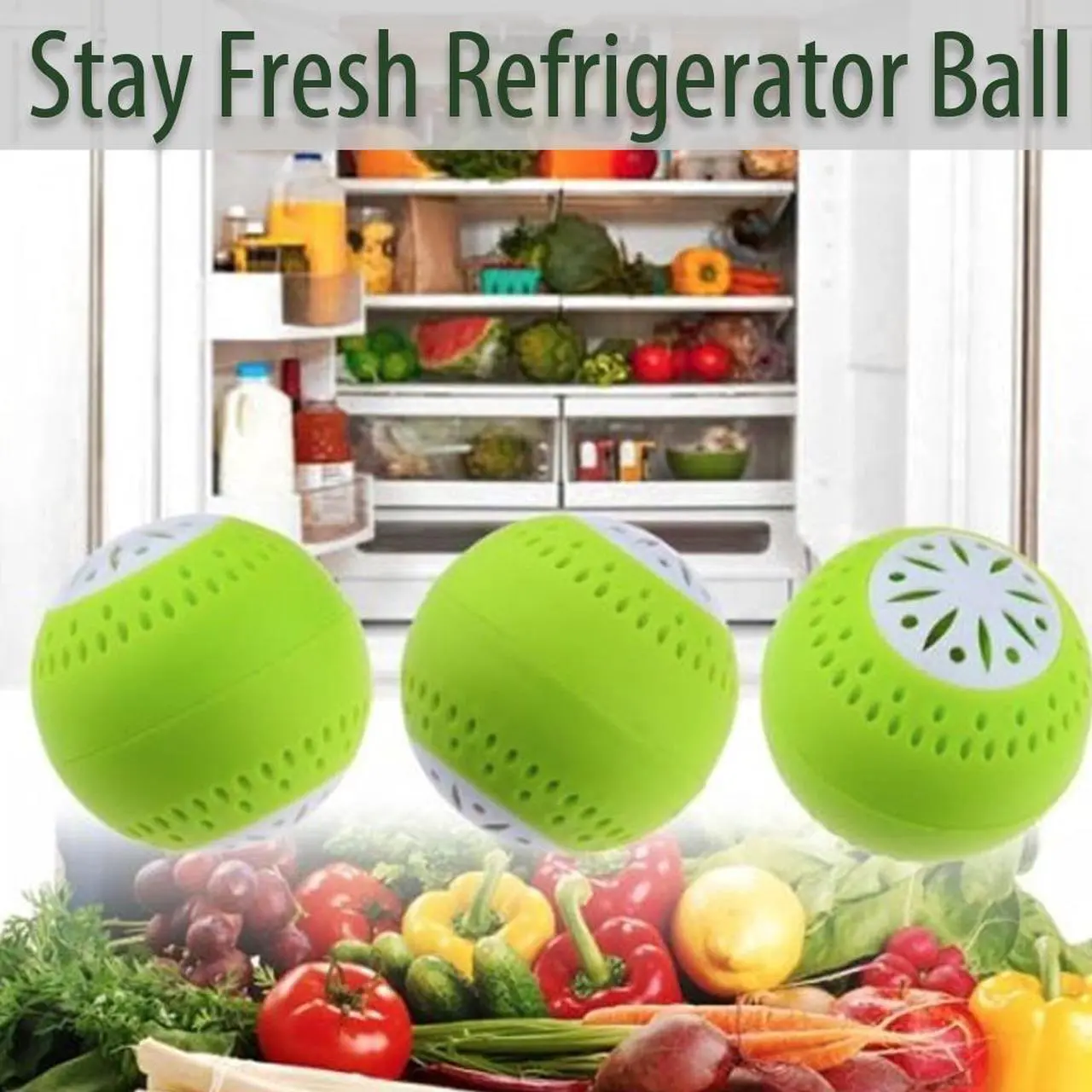 Stay Fresh Refrigerator Ball - Set of 2 - Newegg.com