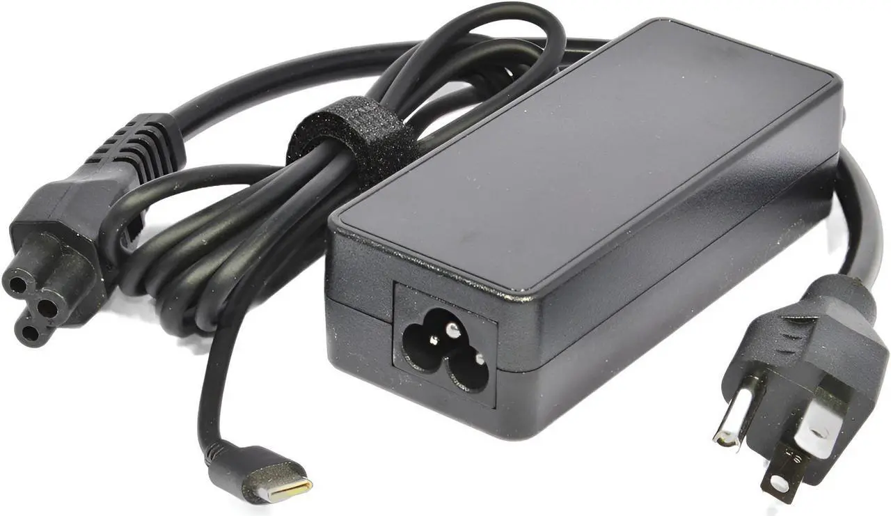 65W USB-C Laptop Power Adapter for Lenovo ThinkPad T480 T490 T580 and ...