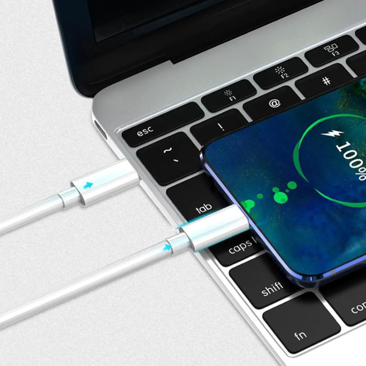 3FT USB-C to USB-C Fast Charging & Data Cable Type C Quick Charge PD 3A ...