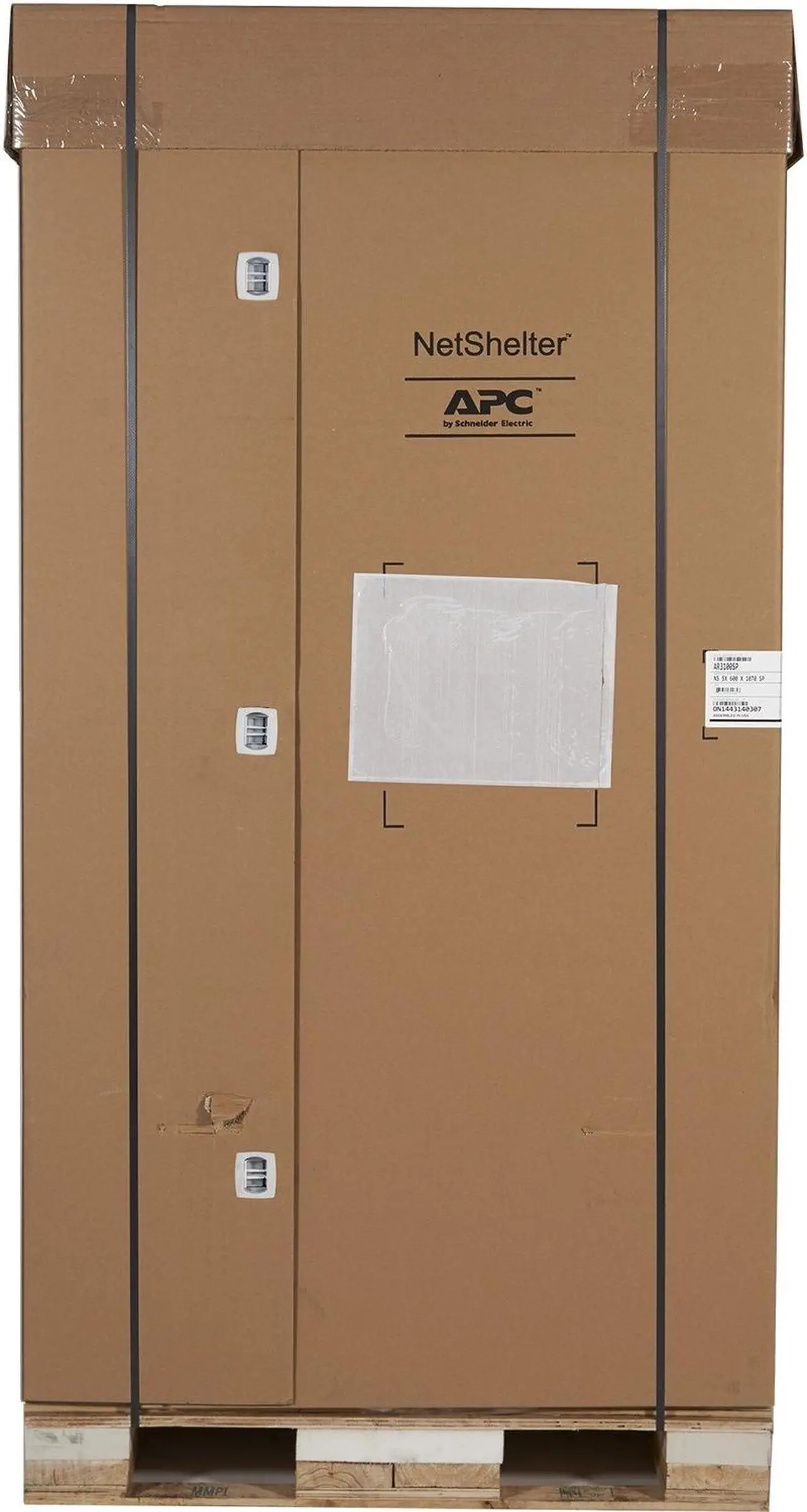 APC NetShelter SX, Server Rack Enclosure, 42U, Shock Packaging, 2000 ...