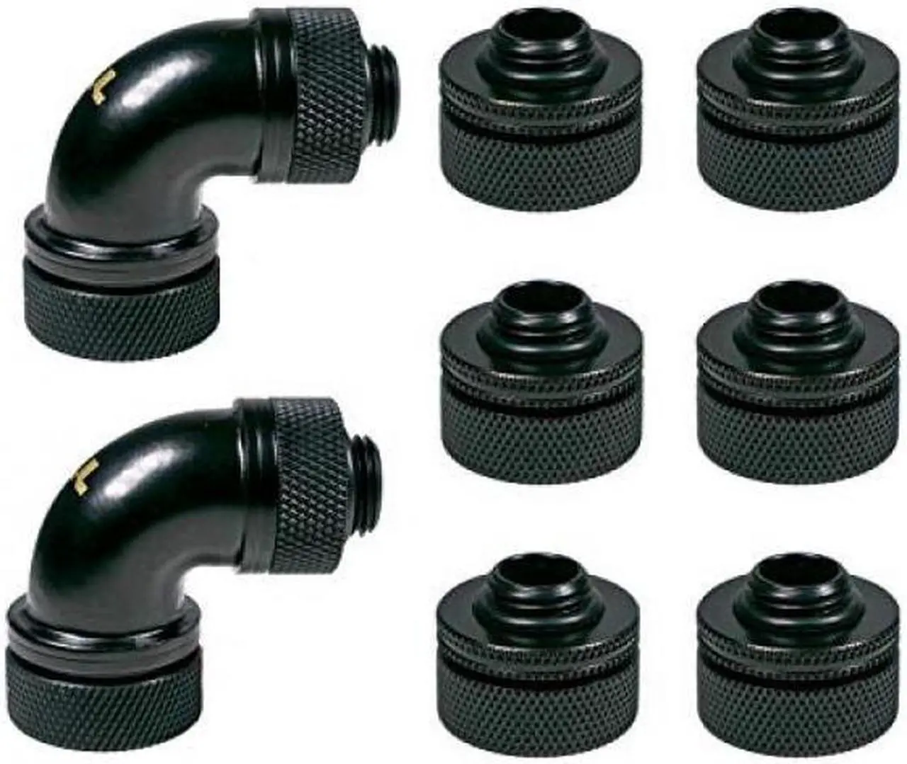 Compression Fitting Kit Black - Newegg.com
