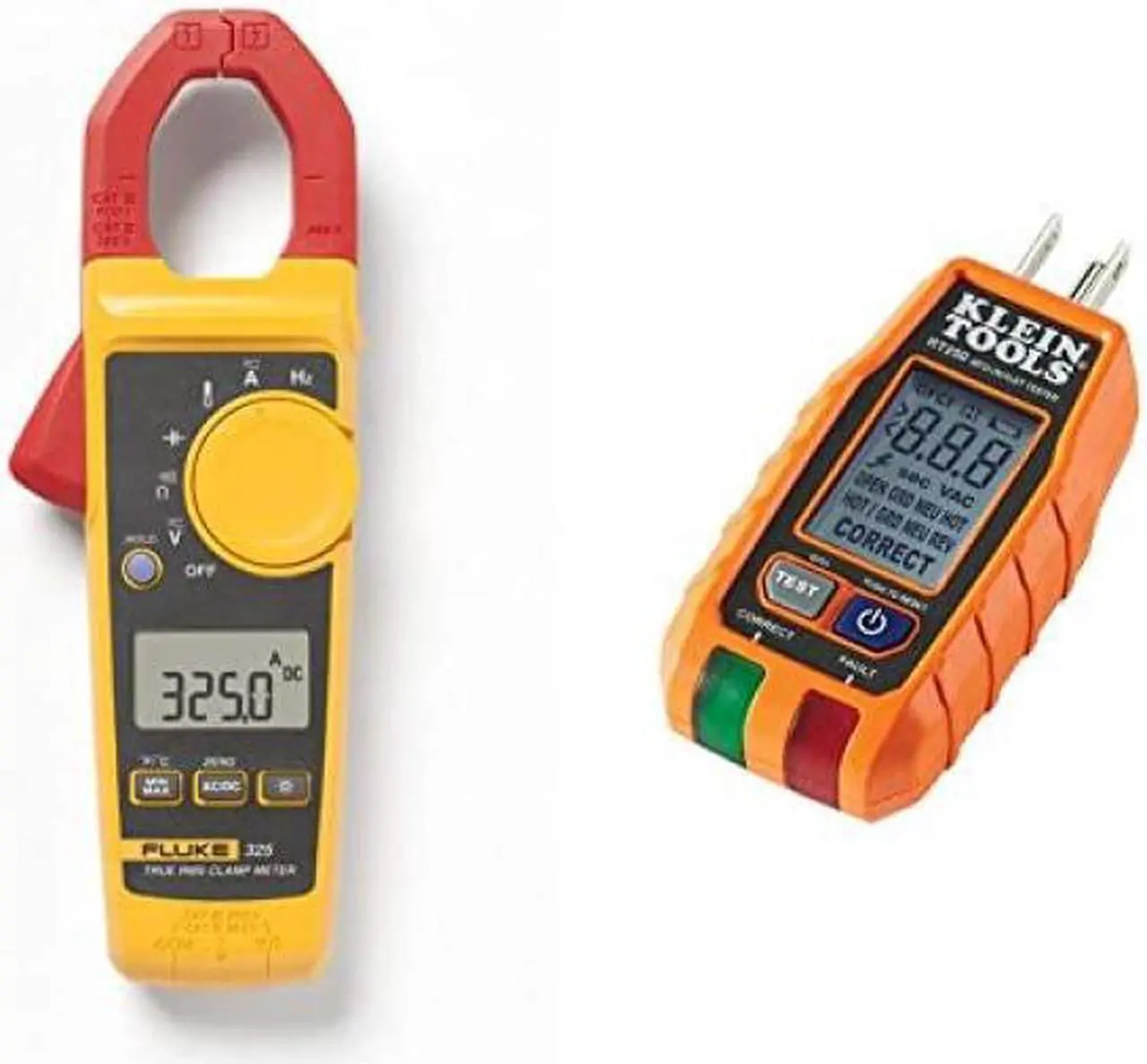Fluke Networks FLUKE- 325 325 Clamp Multimeter AC-DC TRMS - Newegg.com