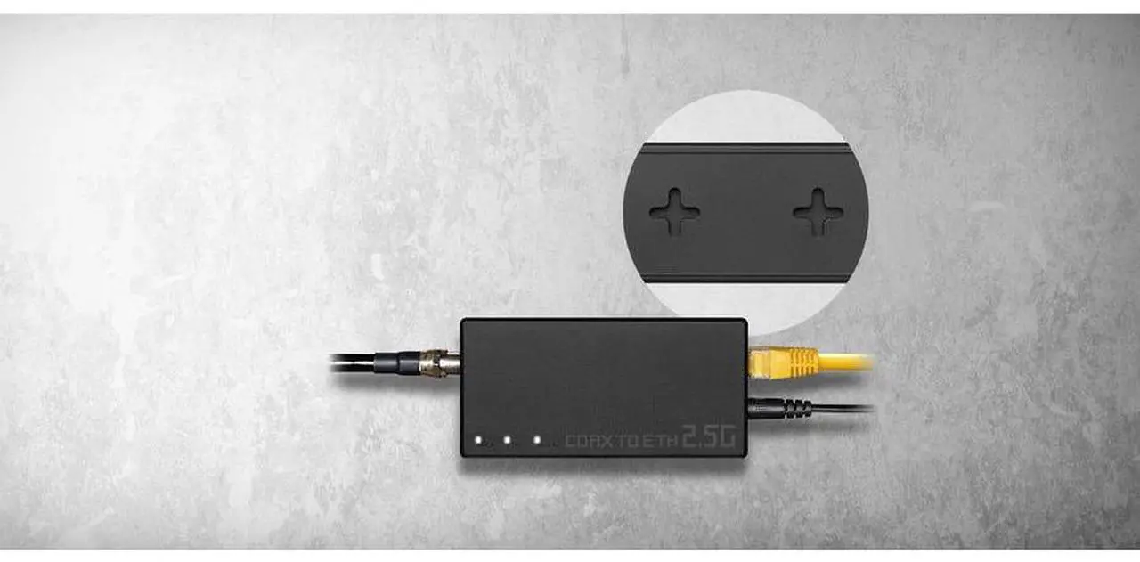 ASUS 2.5Gbps Ethernet over Coax Adapter Starter Kit (MA-25 2 pack ...