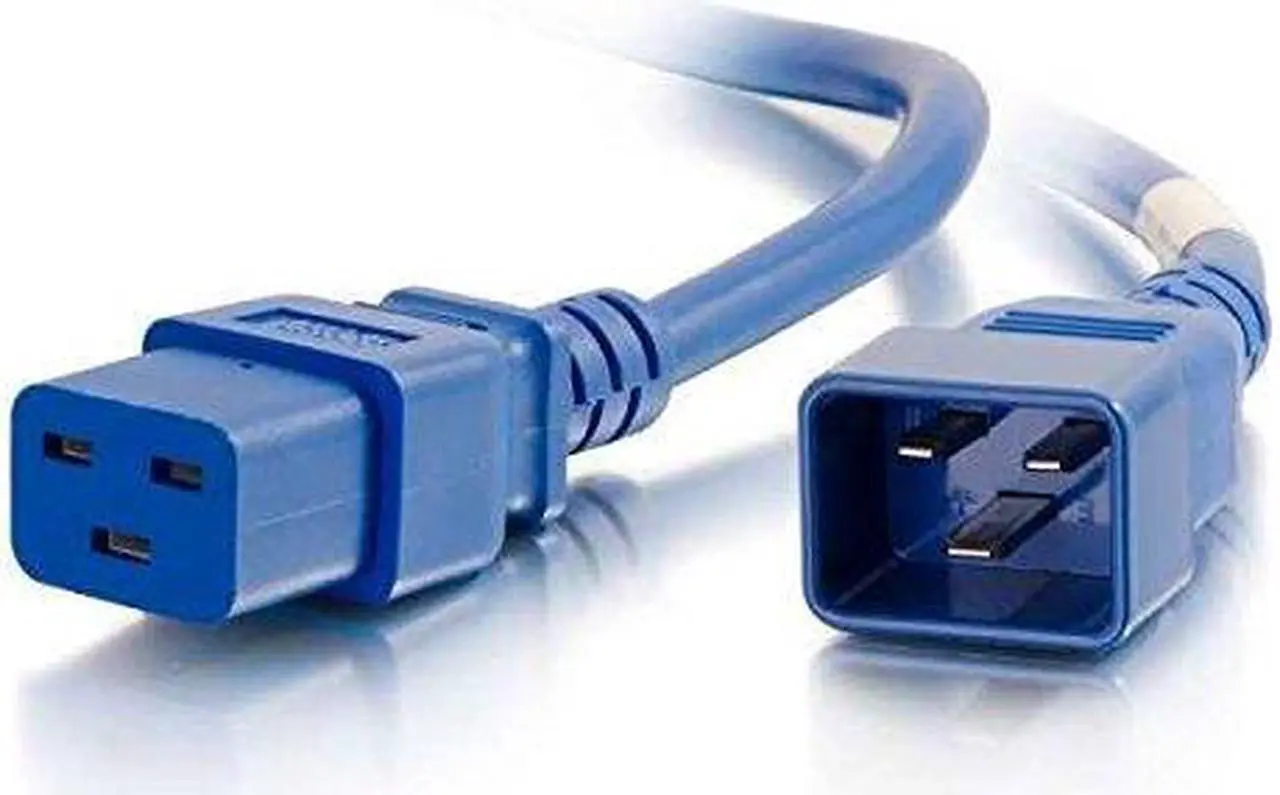 C2G Model 17750 10 ft. 12AWG Power Cord (IEC320C20 to IEC320C19 ...